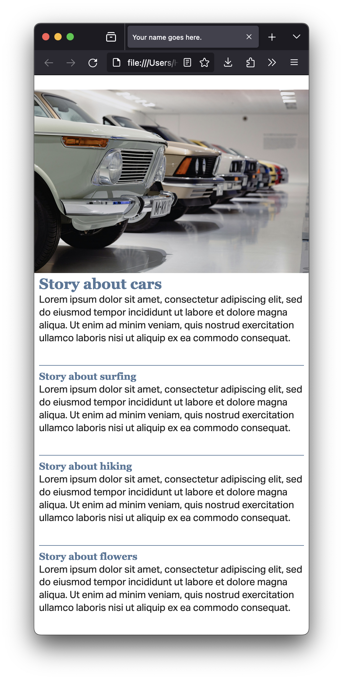 Bruno Ribeiro | Cal Poly | Spring 2024 | GRC 339: Web Design and Production | Assignments ...