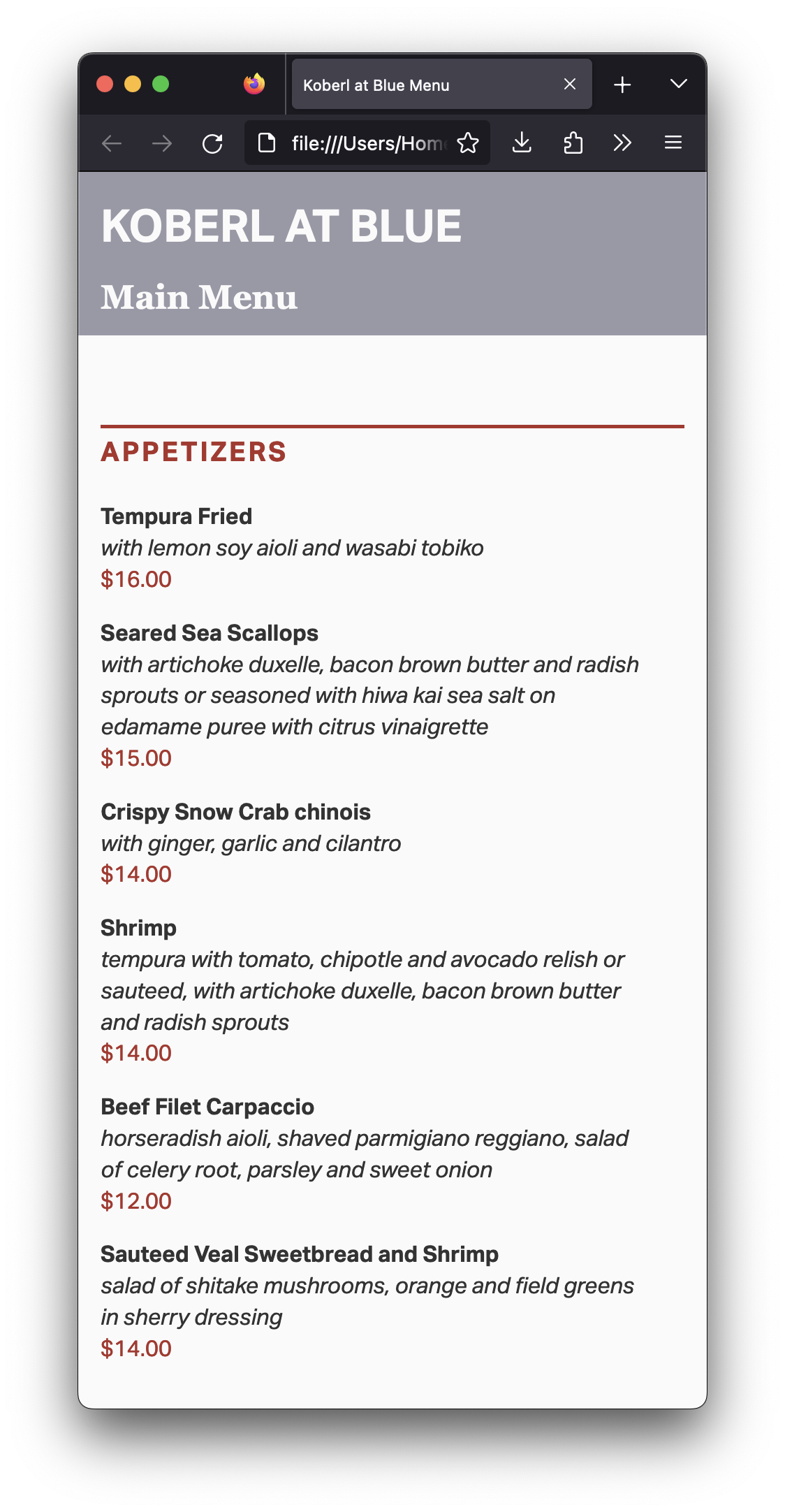 Bruno Ribeiro | Cal Poly | Winter 2023 | GRC 338: Web Development and ...